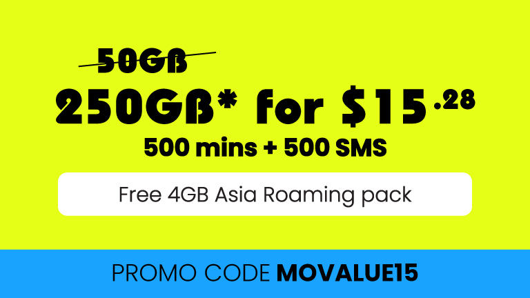 GOMO by Singtel - SG’s Best No contract Mobile SIM Only plan