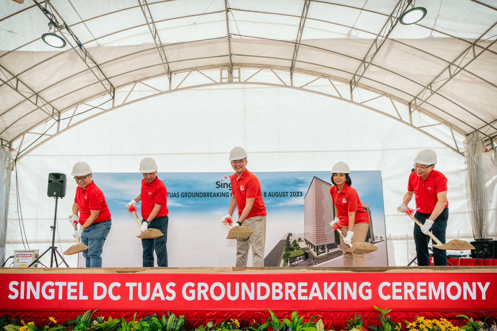 Singtel begins construction of Singapore's highest power density, hyper ...