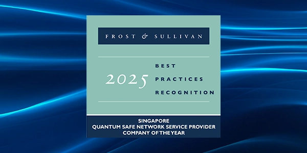 Singtel wins the Frost & Sullivan Best Practice award for QSN in SG