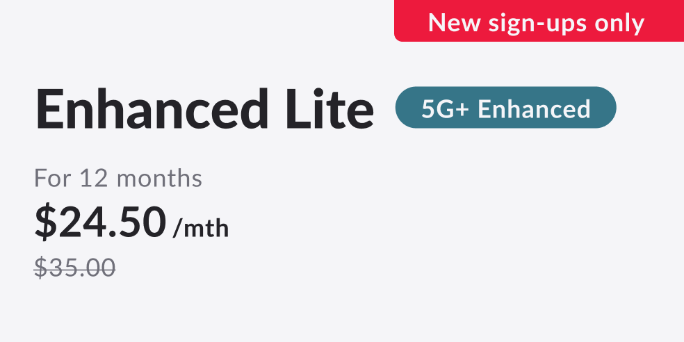 Best no contract upgraded 5G+ SIM Only plans - Singtel