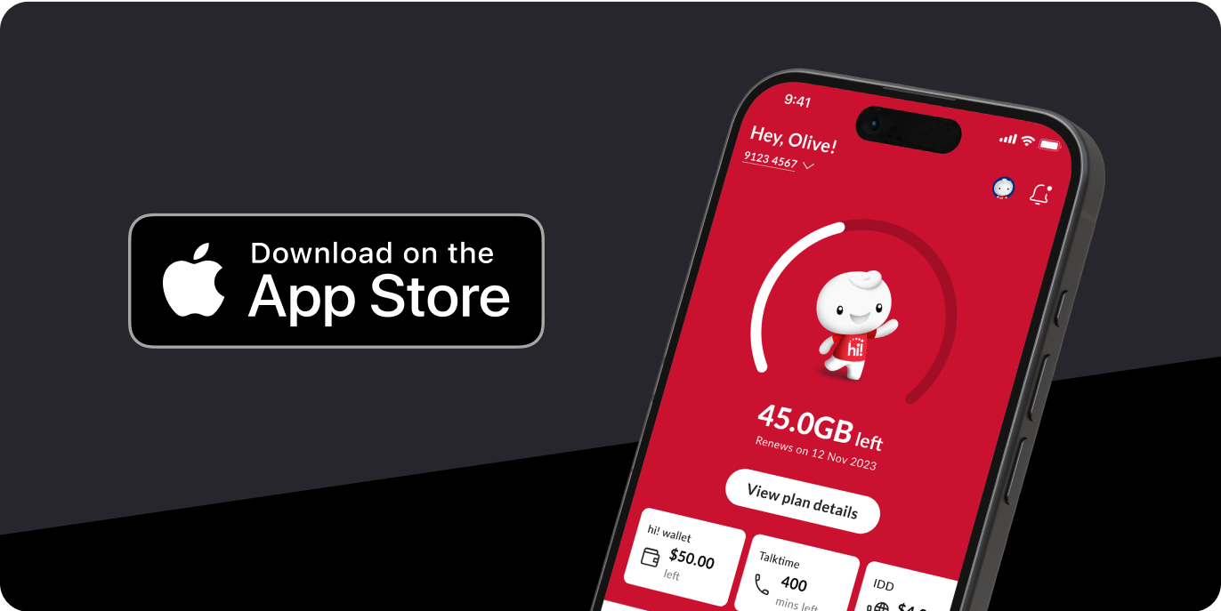 Singtel hi! - Affordable No-Contract Mobile Plans in Singapore